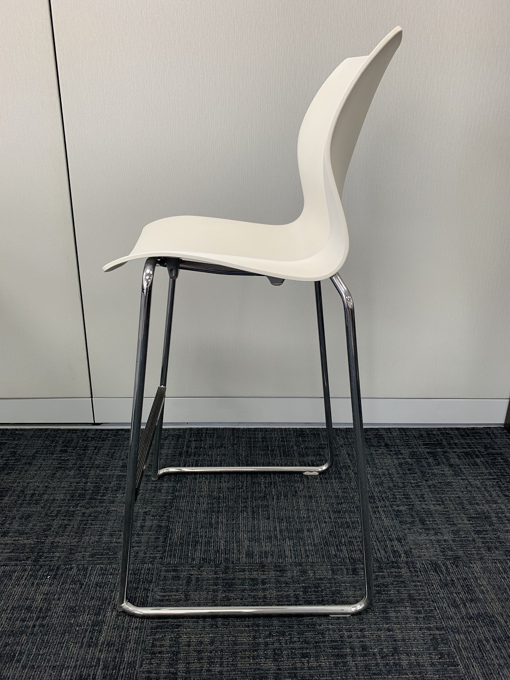 Teknion Nami Bar Stool in White